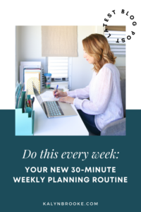 Weekly Planning Routine Guide For Your Most Productive Week Yet